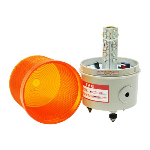 Jual Lampu LED Warning Light Rotary 4 Inch Bunyi Buzzer TAB 24VDC ...