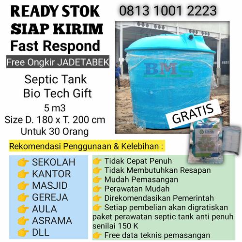 Jual Septic Tank Bio Tech 5 m3 - Kab. Bogor - TANGKI BIOMASTER | Tokopedia