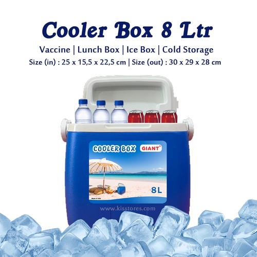 Promo Cooler box Giant 8 Liter untuk minuman, es krim free ice gel ...