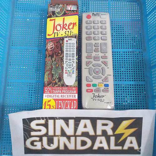Jual REMOTE TV UNIVERSAL | JOKER REMOTE TV - Kab. Majalengka - SINAR ...
