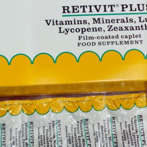 Jual RETIVIT PLUS STRIP isi 10 / Vitamin Mata Lutein Lycopene ...