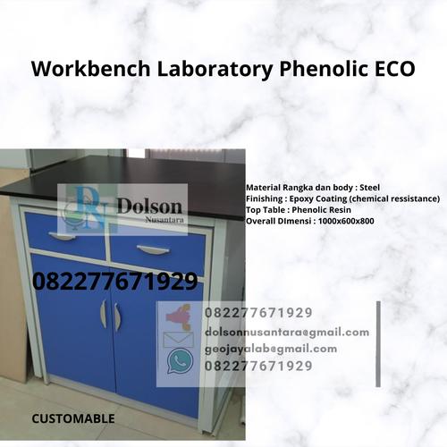 Jual Meja Laboratorium Bench Workbench Farmasi Lab PCR Eco Phenolic ...