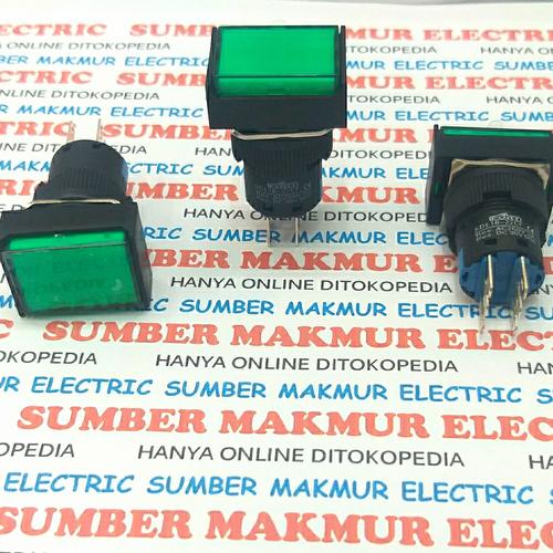 Jual PUSH BUTTON KOTAK 16mm / PUSH BUTTON 16mm TANPA LAMPU KOTAK ...