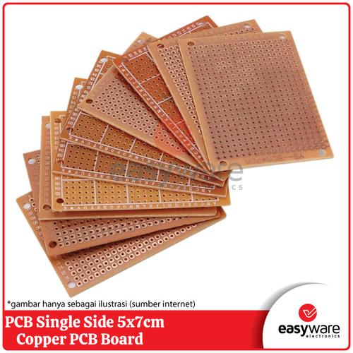 Jual PCB hole single side 5x7cm PCB Dot Matrix 5x7cm PCB Lubang 5x7cm ...