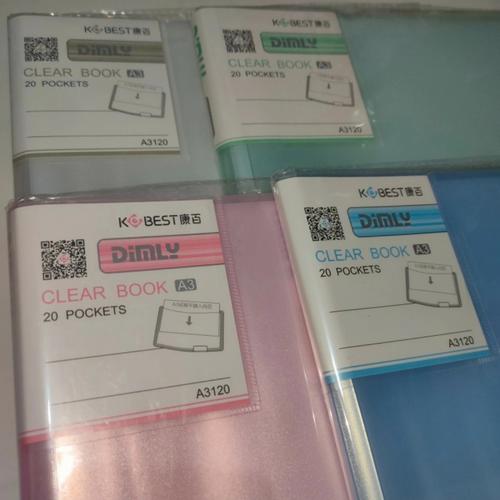 Jual MAP PLASTIK TRANSPARAN A3 PASTEL ISI 20 LEMBAR DOCUMENT ORGANIZER ...
