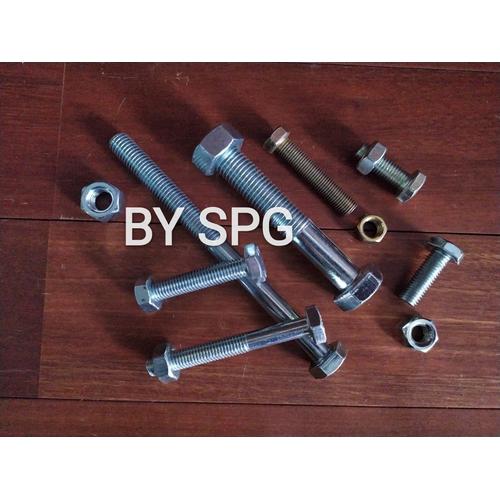 Jual Baut Mur Galvanis M 10 Bolt Nut Hexagon Kuning / Putih - M10 X ...