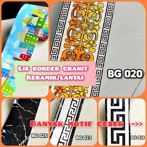 Jual WALLPAPER LIS WALL BORDER STIKER STICKER DINDING LANTAI GRANIT ...