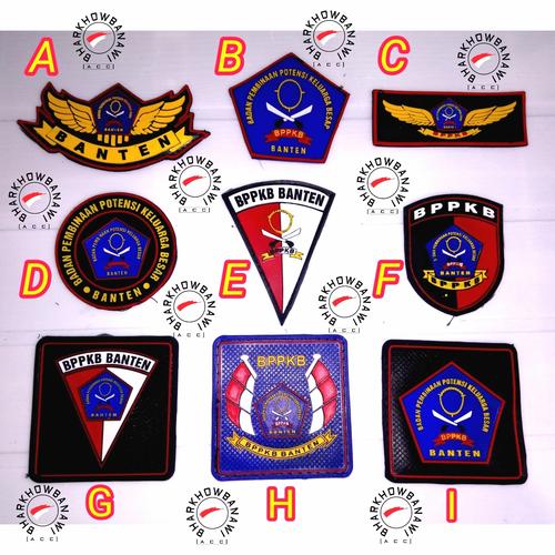 Jual LOGO BPPKB BANTEN PEREKAT VELCRO TACTICAL BENDERA MERAH PUTIH ...