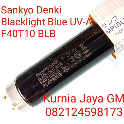 Jual Sankyo Denki Blacklight Blue F40T10BLB Lampu BLB UV Uang TL 40watt UVA - Komplit Set ...