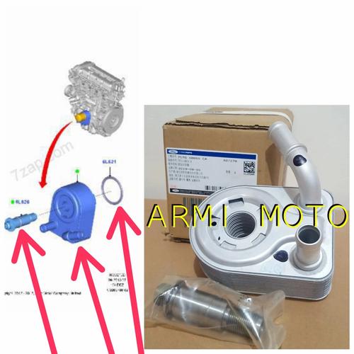 Jual Oil Cooler Ford Ecosport & Fiesta All Type Original Ford ...