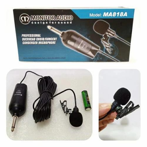 Jual MIC JEPIT kabel monitor audio MICROPHONE CLIP ON ori MIC IMAM ...