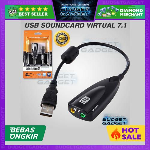 Jual Sound Card USB Virtual 7.1 Channel / Audio Mic Soundcard USB - 5Hv2 - Jakarta Barat ...