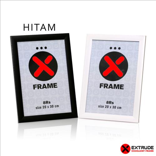 Jual Frame Foto/Bingkai Foto/Pigura 8RS/10RS model minimalis - Hitam ...