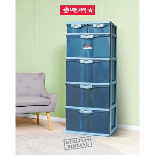 Jual Lion Star Primera Container Lemari Rak Laci Baju Pakaian Plastik ...