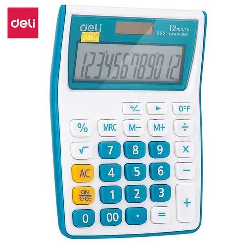 Jual KALKULATOR 12 DIGIT KECIL POKET PORTABLE CALCULATOR DELI 1122 ...