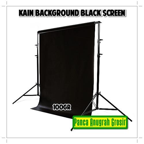 Jual Kain Background Hitam / Black Screen Backdrop /Kain Studio Hitam ...
