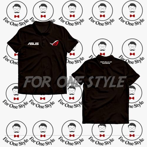 Jual Polo Shirt Kaos Polo Asus ROG Republic of Gamers Kaos Game - POLO ...