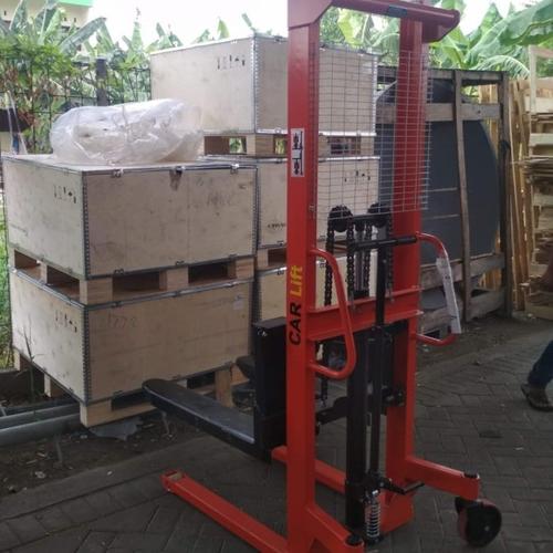 Jual Hand Lift Merk CARLIFT Stacker Manual Capacity 1 Ton Tinggi 1.6 ...