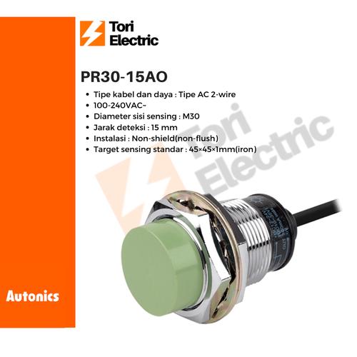 Jual AUTONICS INDUCTIVE PROXIMITY SENSOR PR30-15AO PR30 15AO 100% ORI ...