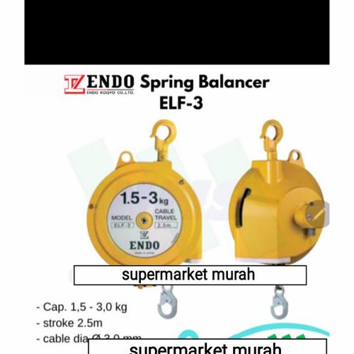 Jual Spring Balancer Cap. 1.5-3kg stroke 2.5m ENDO ELF-3 - Jakarta ...
