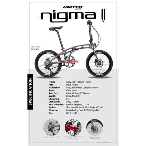 Promo Sepeda Lipat Folding Bike 20 United Nigma V - Black Gold - Jakarta Timur - Toko Sepeda ...