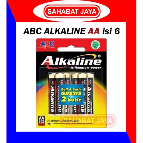 Jual Baterai / Batre / Battery ABC Alkaline AA / A2 isi 6 pcs / 6 biji ...