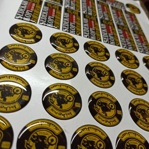 Jual Custom Sticker Emblem 3D Resin Lentur Stiker Timbul Custom - Kab ...