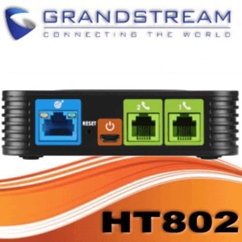 Jual Grandstream HT802 HT-802 - 2FXS SIP ATA with 1Fast Ethernet Router ...