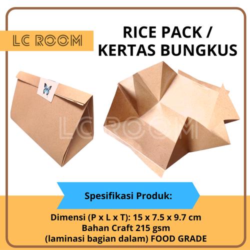 Jual Easy Rice Pack Kraft / Box Lipat Food Grade / Bungkus Makanan ...