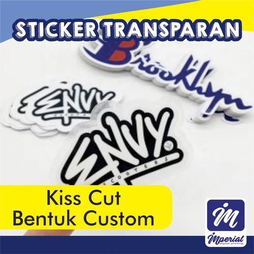 Jual Sticker Label Transparan Cutting Custom - Kota Yogyakarta ...