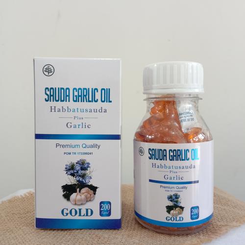 Jual SAUDA GARLIC OIL GOLD Habbatussauda Plus Garlic - 100 Kapsul ...