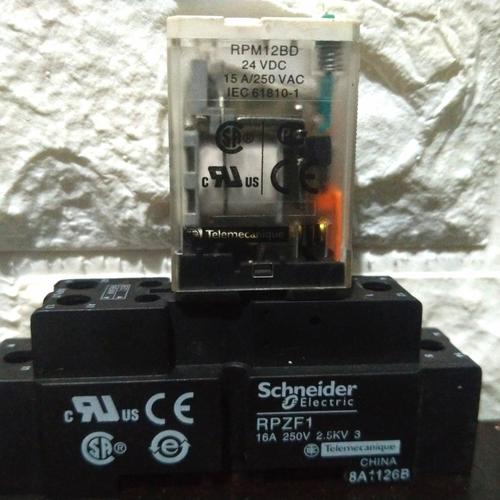 Jual relay schneider 24vdc 15a/250vac+ socket original - Jakarta Pusat - margamora elektrik ...