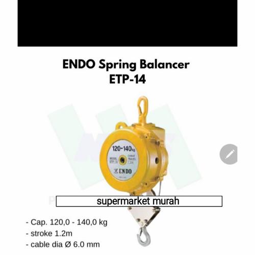 Jual Spring Balancer Cap. 120-140kg stroke 1.2m ENDO E ETP-14 - Jakarta ...