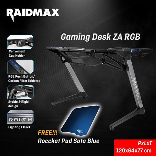 Jual Meja Gaming Desk ZA RGB RAIDMAX - Jakarta Pusat - F'gil komputer ...
