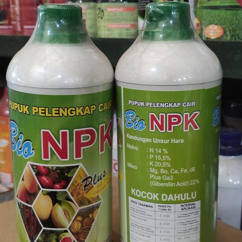 Jual pupuk pelengkap cair BIO NPK kemasan 1liter - Kab. Kediri - Tanibarokah1 | Tokopedia