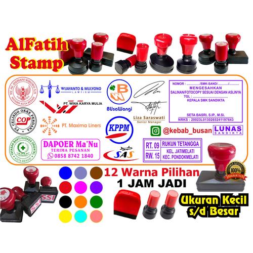Jual STEMPEL FLASH / OTOMATIS FREE DESIGN - COSTUM - Sedang, 1 Warna ...