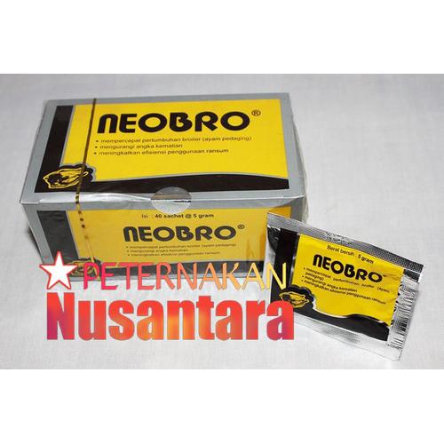 Jual NEOBRO 1 BOX ISI 40 X 5 GRAM/VITAMIN OBAT PERTUMBUHAN AYAM ...