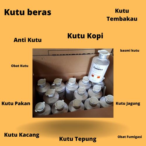 Jual obat kutu beras jagung FUMIPHOS 1 dus 14 botol fumigasi katul ...