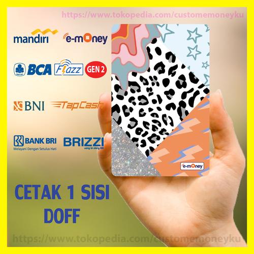 Jual KARTU EMONEY MANDIRI BCA GEN 2 BNI BRI ANIMAL MOTIF LEOPARD ...