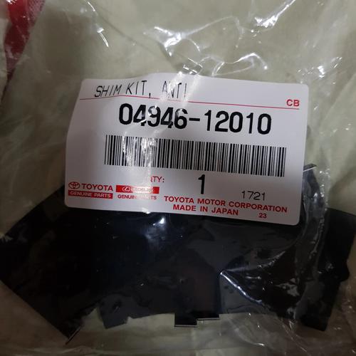 Jual Shim Kit, Anti Squeal(For Rear Disc Brake)Toyota AE101 GT 04946 ...