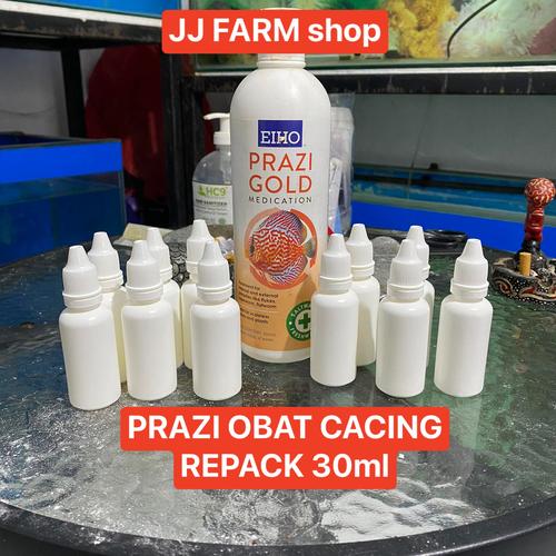 Jual PRAZI GOLD 30ml obat perut kembung berput obat cacing semua hewan ...