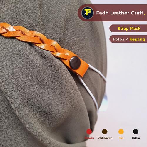 Jual Strap Mask Hijab / Konektor Masker Earloop / Connector Mask Kulit ...