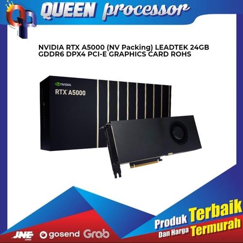 Jual VGA NVIDIA RTX A5000 LEADTEK 24GB GDDR6 DPX4 PCI-E GRAPHICS CARD ...