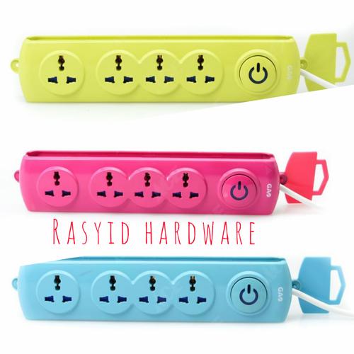 Jual Gao Stop Kontak Universal 4 Soket - sambungan kabel 4 colokan gao ...