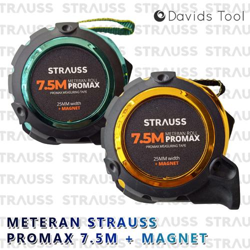 Jual Meteran Tukang Bangunan Roll 7.5 Meter Strauss Promax - Kota ...