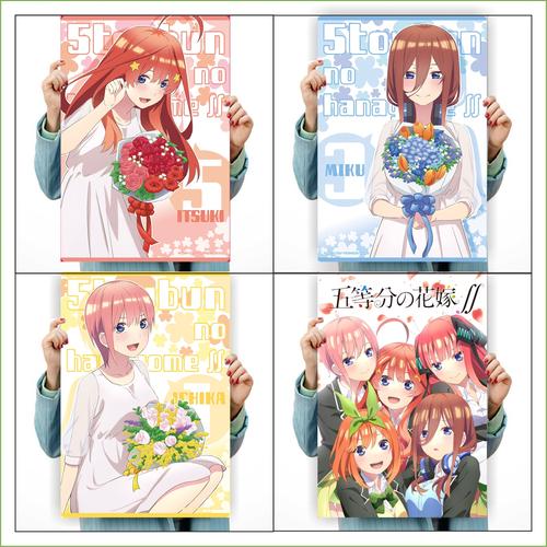 Jual Poster Anime Terlengkap A3 - Go-Toubun no Hanayome - Gotoubun Miku ...