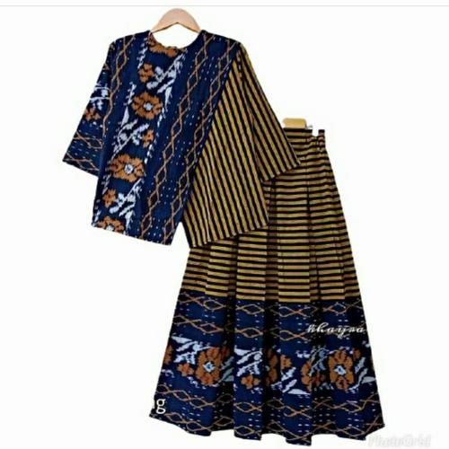Jual setelan tenun salur model wiru - XXL - Kab. Jepara - Baju dan kain ...