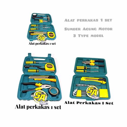 Jual TOOLSET TOOLKIT ALAT PERKAKAS SET ALAT PERTUKANGAN 7 IN 1 SATU BOX ...