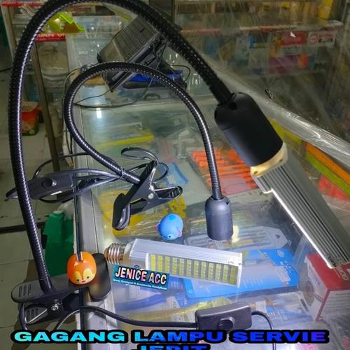 Jual GAGANG LAMPU SERVICE JEPIT E27+BOHLAM 60 LED - Kota Medan - jenice ...