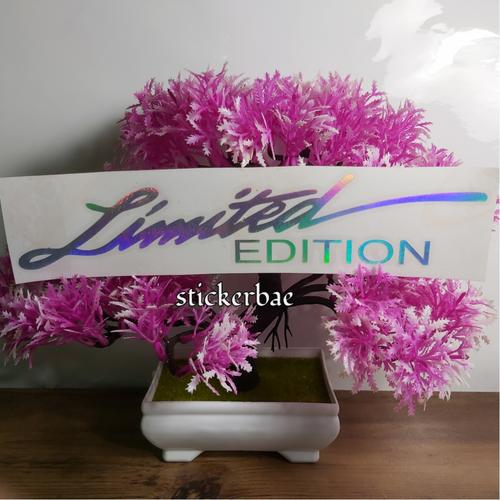 Jual stiker limited edition sticker cutting mobil dan motor - Merah ...